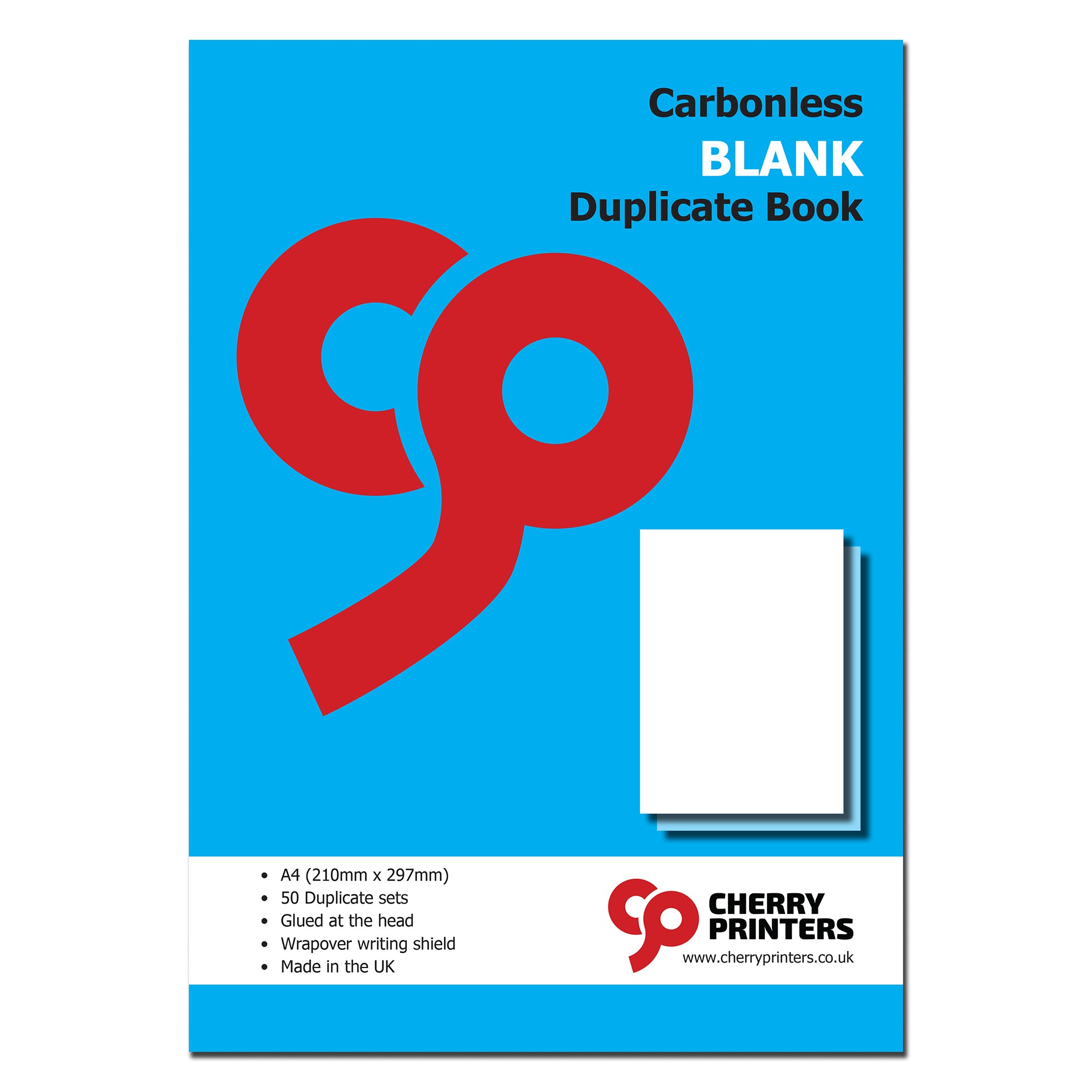 NCR Blank Duplicate Pad A4 – Cherry Printers UK