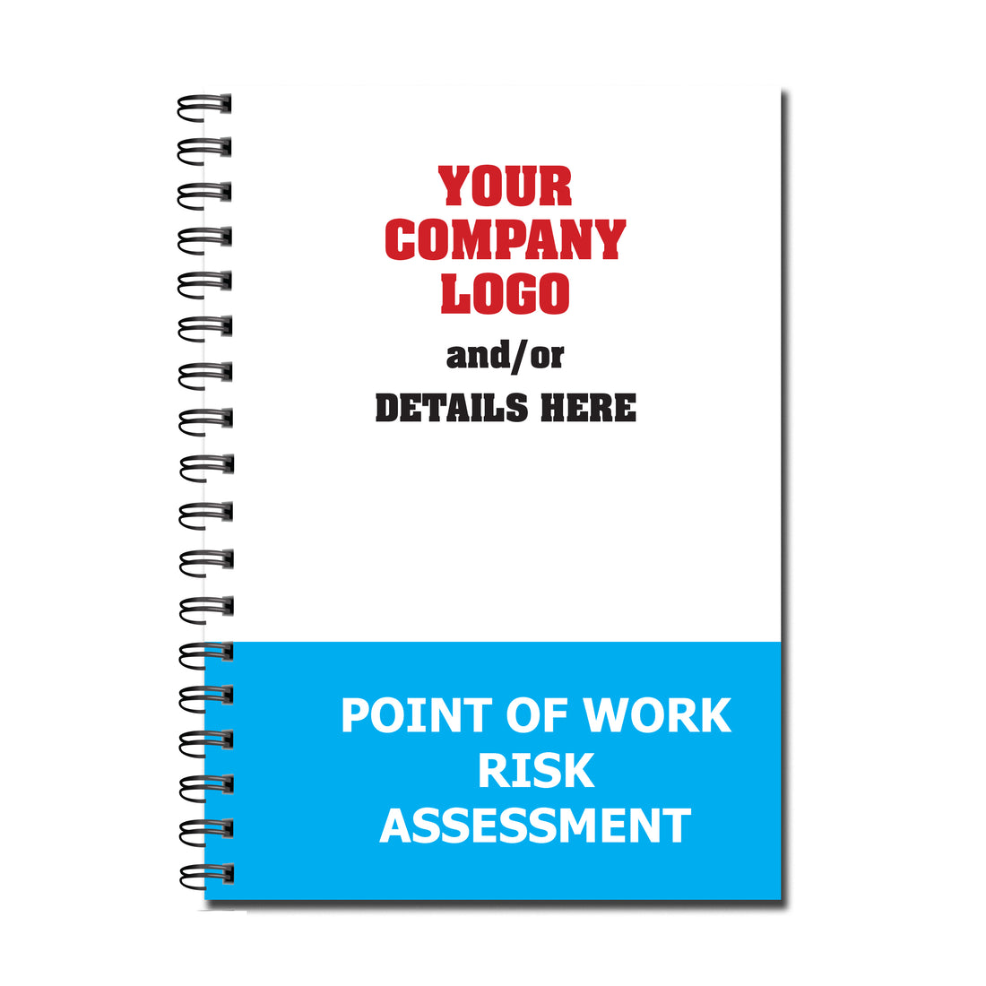 CUSTOM Point of Work Risk Assessment Book | POWRA | A6 105mm x 148mm ...