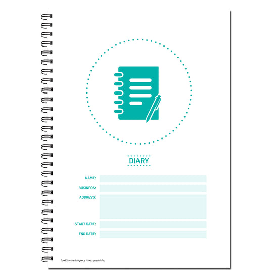 Safer Food Better Business For Caterers | 52 week Diary | BINDER REFIL ...