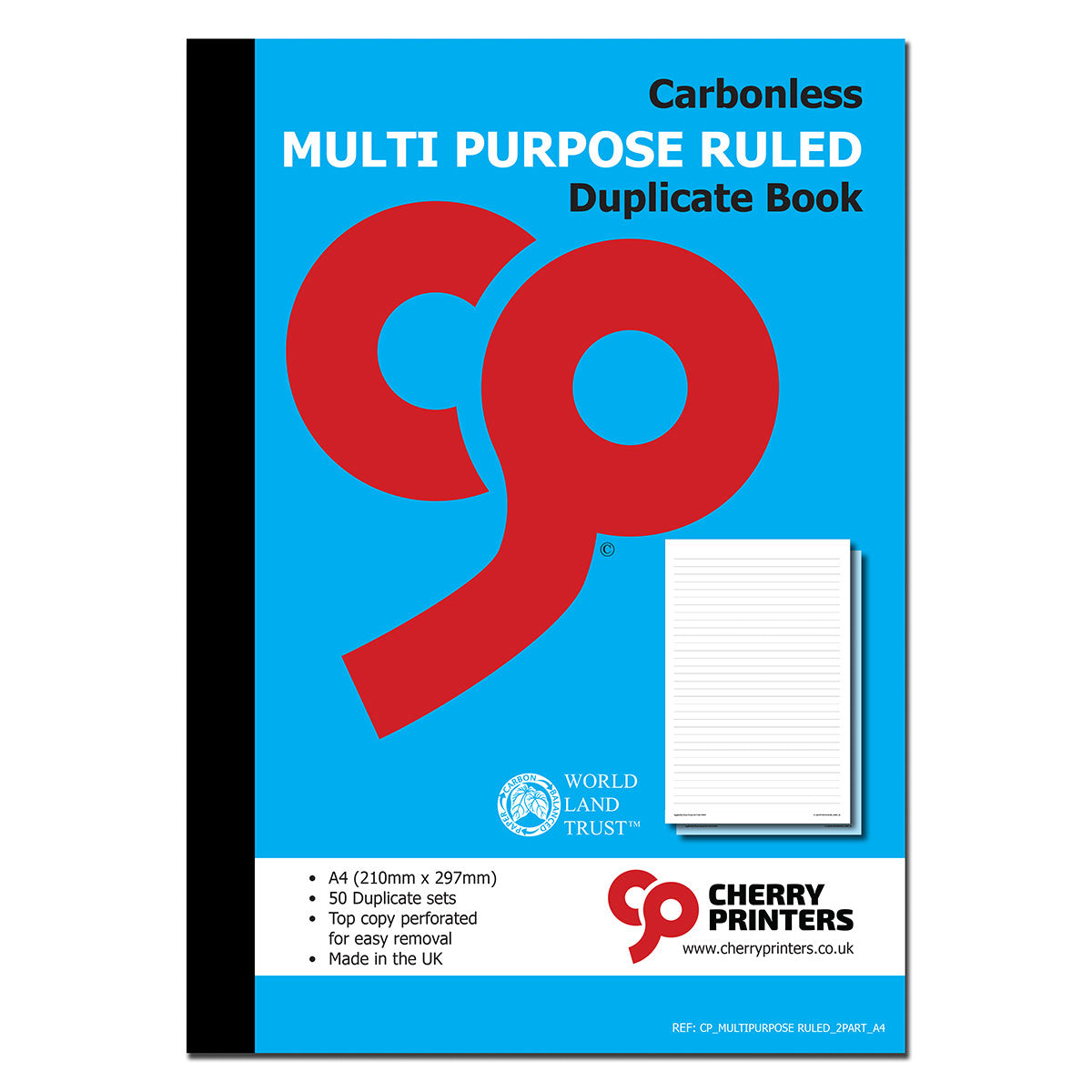 NCR Multi Purpose Ruled Duplicate Book A4 – Cherry Printers UK